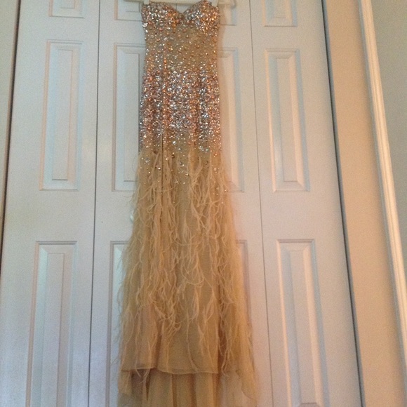 Dresses | Gold Prom Dress | Poshmark